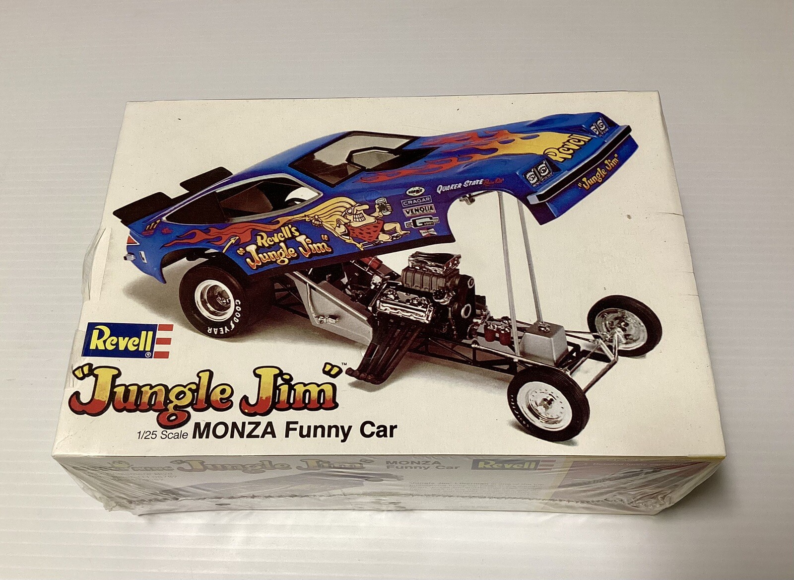 Revell 1/25 Jungle Jim 1976 Chevy Monza Funny Car Model Kit #H-1469/NEW ...