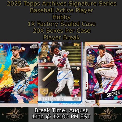 Zach Neto 2025 Topps Archives Signature Active 1X Case Player BREAK #7 ...