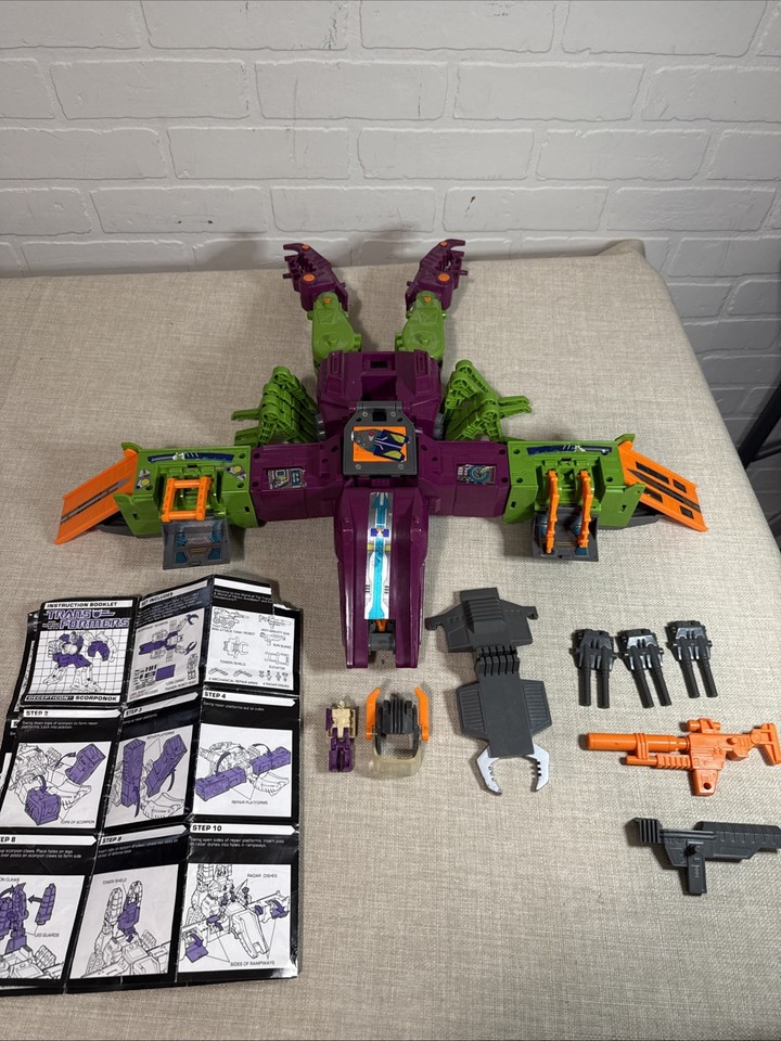 SCORPONOK • VINTAGE G1 TRANSFORMERS incomplete Read Description | eBay