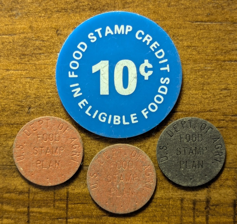 Thief River Falls, Minnesota & Montvale, New Jersey Food Stamp Token ...