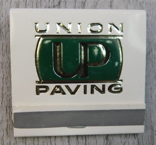 Union Paving UP Asphalt Roads Pennsylvania Full Unstruck Vintage ...
