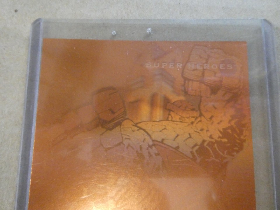 Marvel COMICS THING HOLOGRAM TRADING CARD | eBay