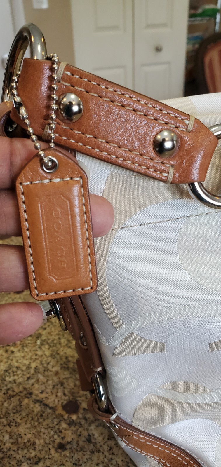 Coach Authentic Shoulder Bag in Beige, Cream, Khaki a… - Gem