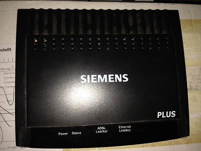 Siemens ADSL C2-010-I Modem mit Splitter und Zubehör | eBay.de
