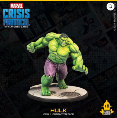 Marvel Crisis Protocol Hulk ONLY, NO Cards / Tokens, Avengers | eBay