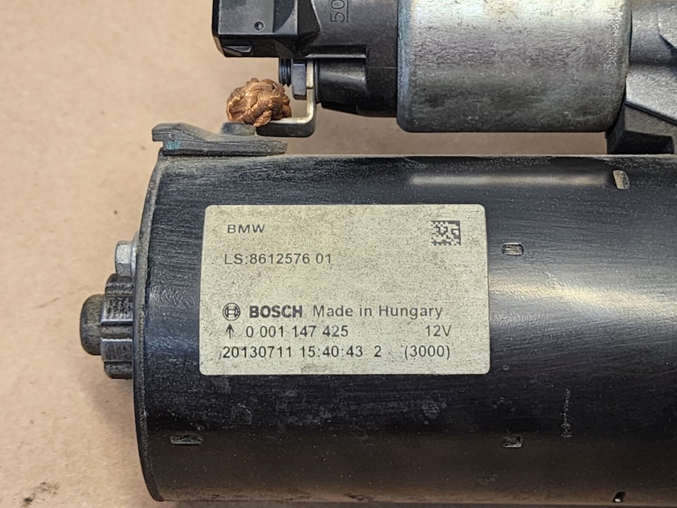 2010-2018 BMW F30 F31 F36 320I 328I XDRIVE 428I GT X1 Engine Starter ...