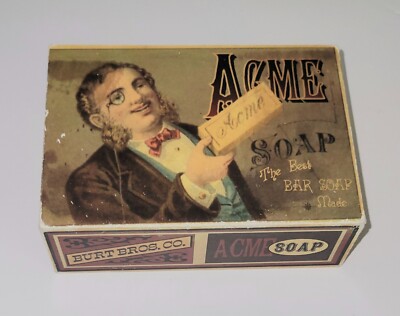Antique Repro Acme Soap Block Faux Soap Box for Display, Burt Bros. Co ...