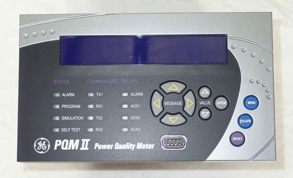 GE PQMII PQMII-A PQM 73D224C4.000 600912983.1 MULTILIN POWER QUALITY ...