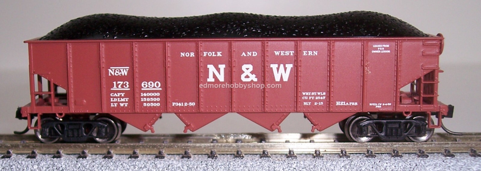 Bowser N Scale H21 Hopper Norfolk & Western #173690 - BOW38098 for sale ...