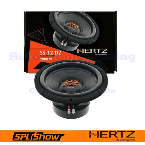 Hertz SS 12 D2 Sub Caisson de Basse 2000W 30 CM Ligne Spl Show Double ...