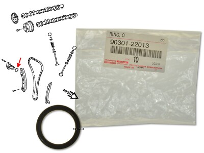 Timing Chain Tensioner Assy Gasket 90301-22013 OE for Toyota Avensis ...