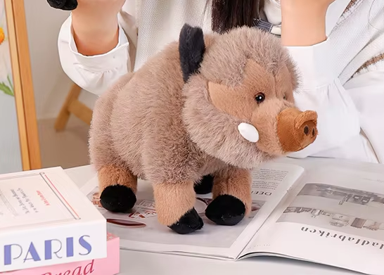 Wild Boar Pig Plush Toy 8" Stuffed Animal Toddler Doll Gift for Kids | eBay