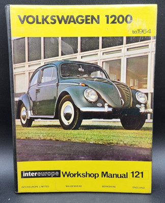 VW Volkwagen 1200 to 1964 Workshop Repair Maintenance Manual 121 ...