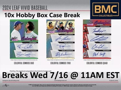 Max Belyeu 2024 Leaf Vivid Baseball 1x Case Break #46 | eBay