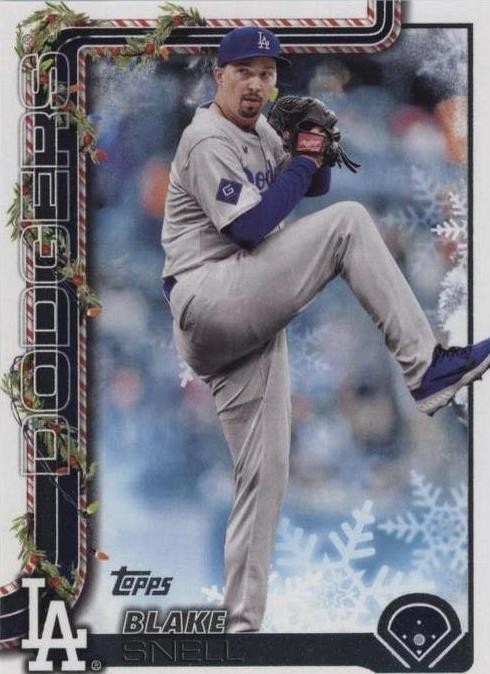 2025 Topps Holiday - Blake Snell #H135 Holiday Variation Back for sale ...