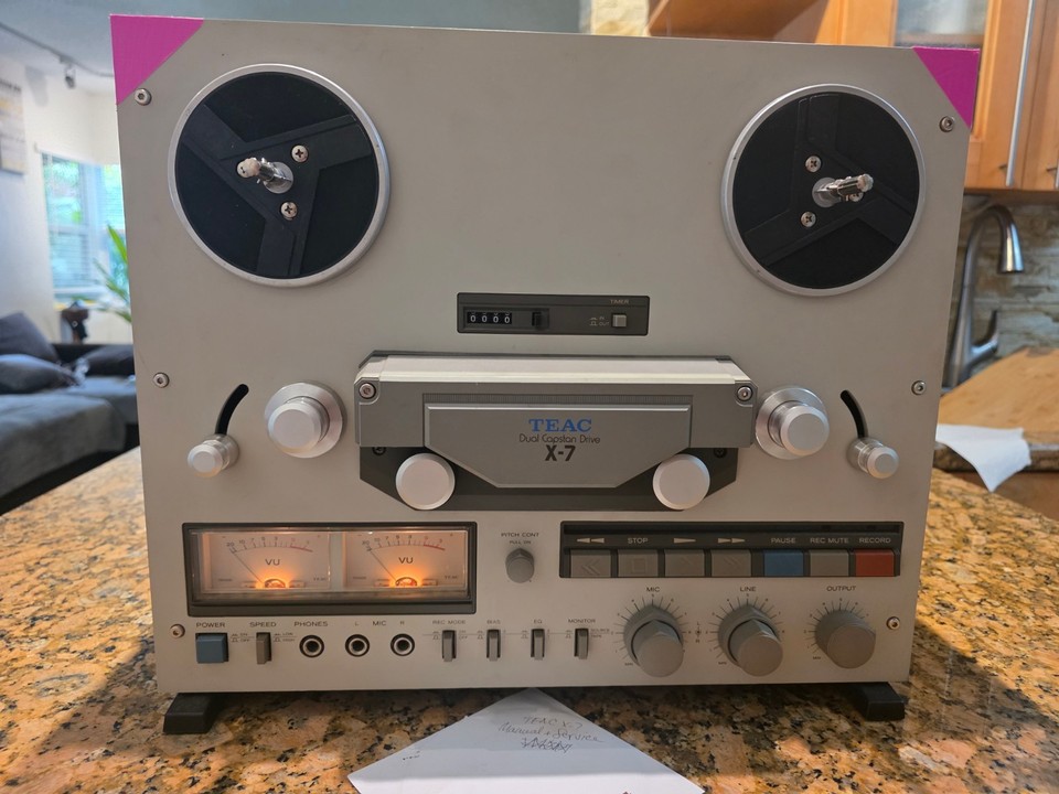 TEAC X-7 Dual Capstant Drive reel to reel tape deck GOOD CONDITION ...