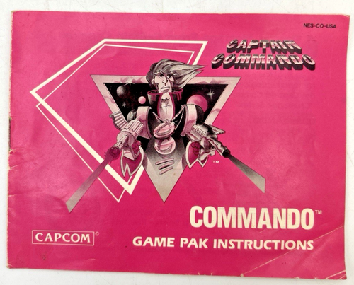 Commando NES Nintendo Instruction Manual Only See Photo | eBay