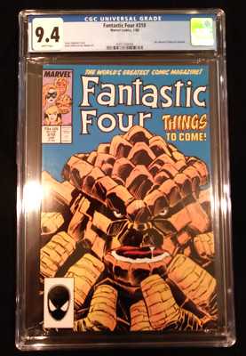 Fantastic Four #310, CGC 9.4, Marvel, January 1988, Direct, Ms. Marvel ...