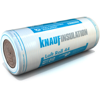 Loft Roll Insulation 100mm Knauf Loft Roll 44 -13.89m2 Packs Combi Cut ...