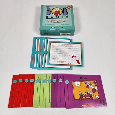 BOB Books Sight Words, First Grade, Readers and Flashcards Set | eBay