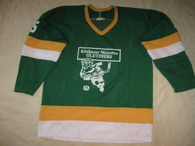 Kitchener Waterloo Old Timers Hockey Jersey VTG 94 Men's Large Canada ...