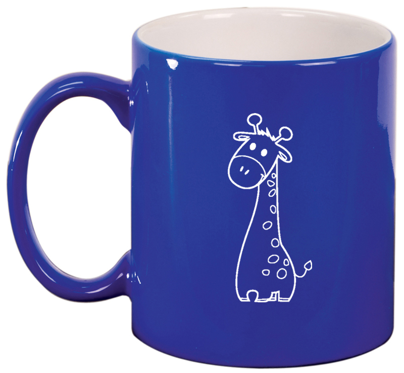 11oz Ceramic Coffee Tea Mug Glass Cup Cute Giraffe | eBay