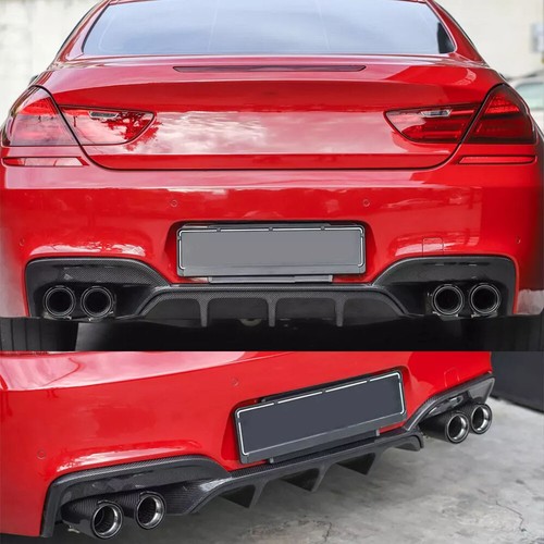Fits BMW F06 F12 F13 650i 640i M Sport M6 REAL CARBON Rear Bumper ...
