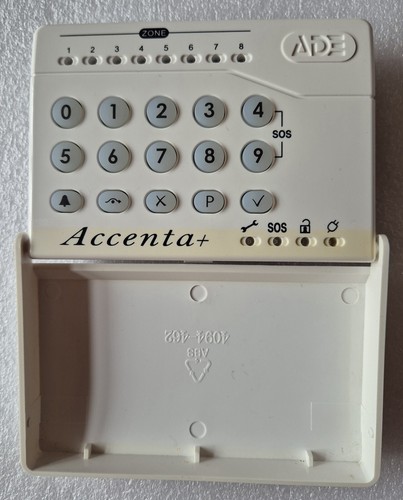 ADE / Honeywell Accenta 8 Mini G4 Intruder / Burglar Alarm Panel C/W ...
