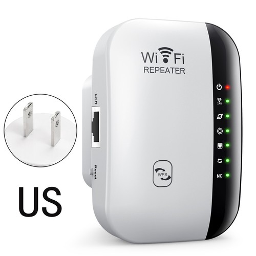 Powerful WiFi Range Extender Internet Booster Wireless Signal Repeater ...