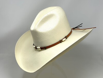 RESISTOL CISCO 6X STRAW GUS STYLE COWBOY WESTERN HAT | eBay.de