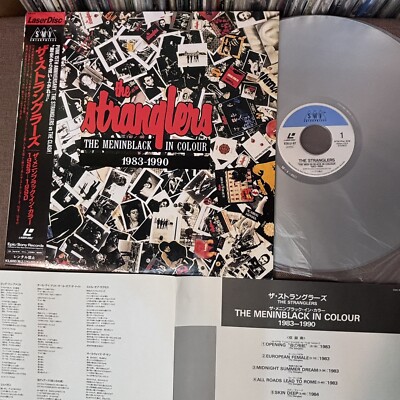 THE STRANGLERS The Meninblack In Color 1983-90 JAPAN Laser Disc LD ...