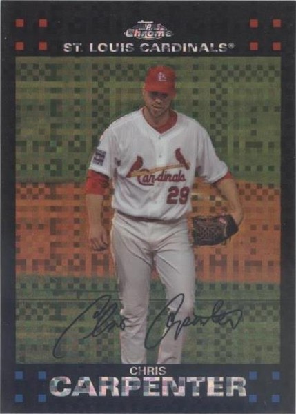 2007 Topps Chrome - X-Fractor #103 Chris Carpenter for sale online | eBay