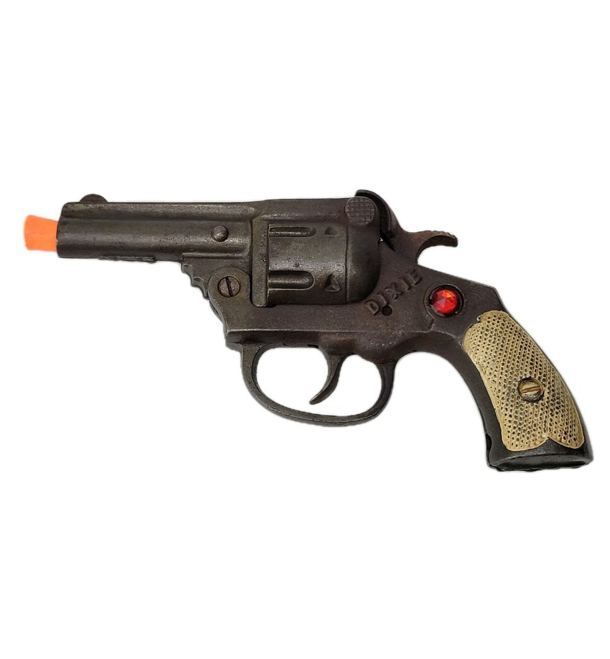 "VINTAGE TOY 1937 DIXIE TOY CAP CAST IRON TOY GUN 6 1/4"" D16.2.1 | eBay