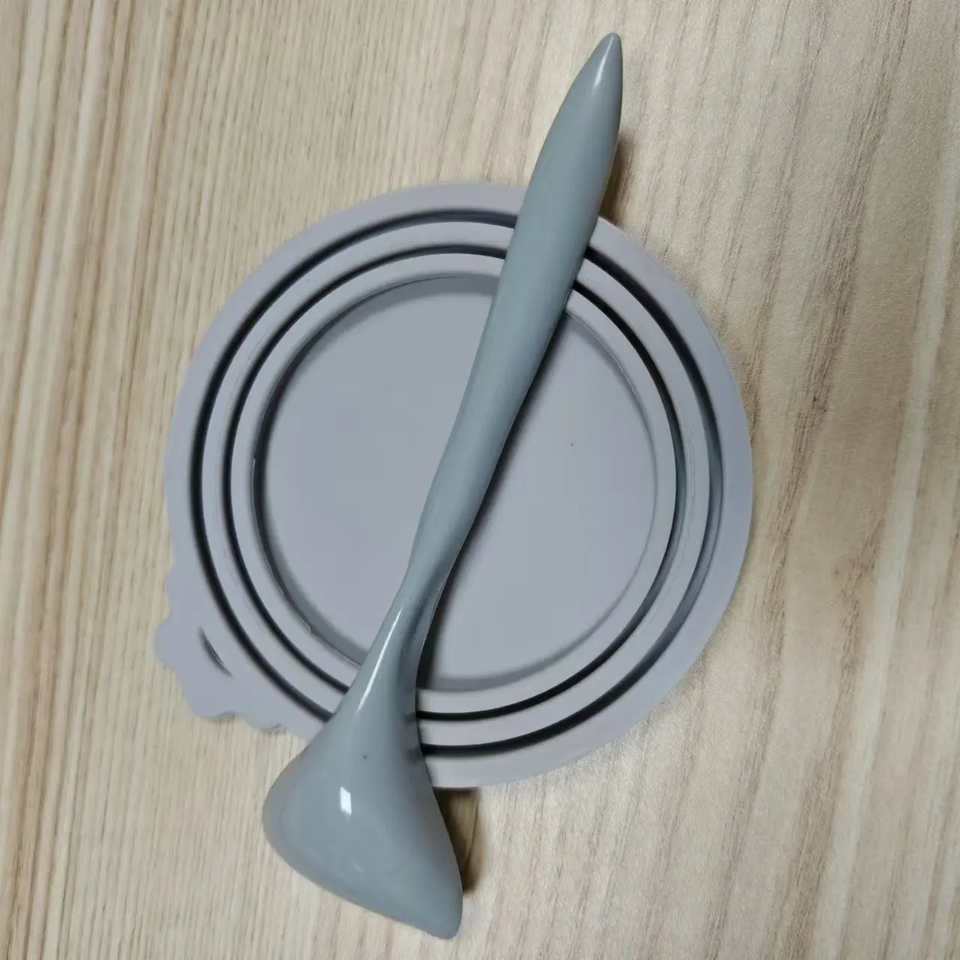 2Pcs/Set Reusable Pet Food Can Cover and Spoon Portable Dogs Cat ...