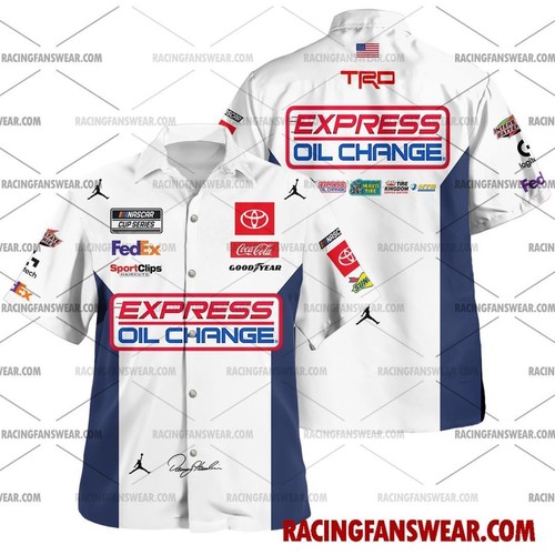 Denny Hamlin Nascar Racing 2024 23XI Racing Express Oil Change Uniform ...