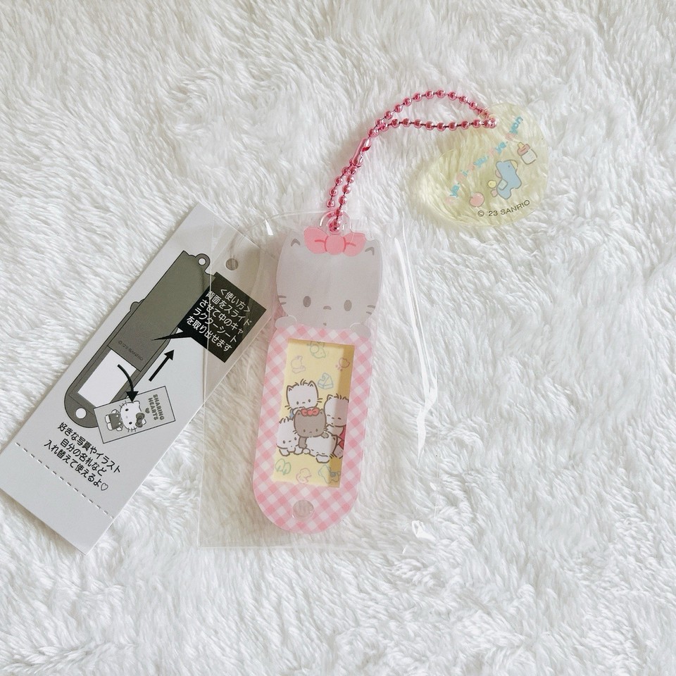Brand New Rare Sanrio Nya Ni Nyu Nye Nyon kittens name tag keychain ...