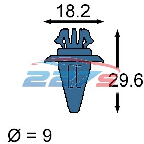 10x Toyota Land Cruiser Prado Exterior Side Moulding Trim Clips- 75492 ...