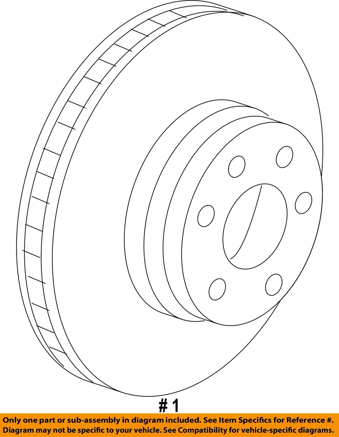 Genuine OEM Front Disc Brake Rotor for BMW 34116886477 for sale online ...