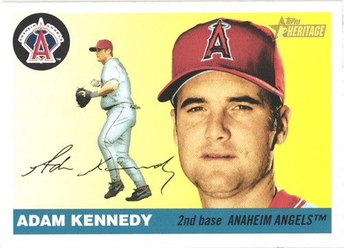 2004 Topps Heritage #288 Adam Kennedy Anaheim Angels Baseball Card | eBay