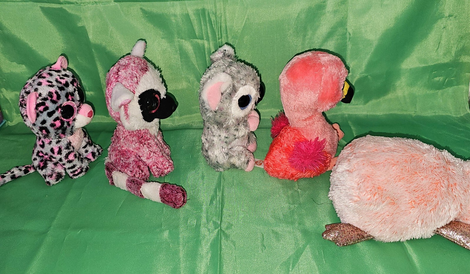 ( Ty Beanie Boo Exotic Animal Lot 5)/[ LeeAnn, Karli, Gilda, Tasha ...