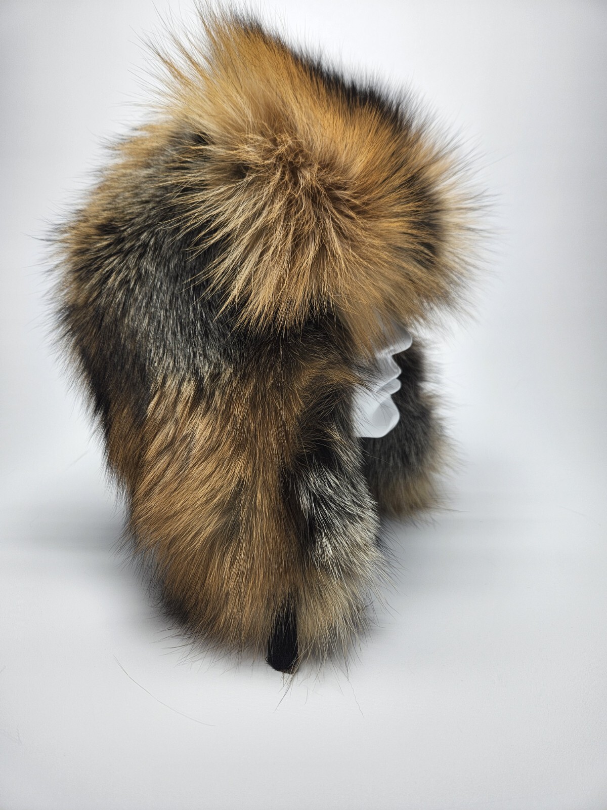 Men's Cross Fox Fur Trapper Hat. Size L | eBay