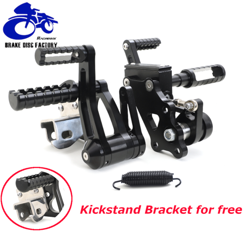 Forward Controls w/ Kickstand Bracket Fatboy Softail Custom FLSTC FXST ...