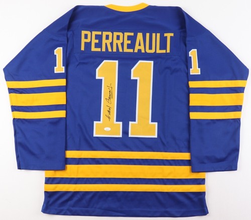 Gilbert Perreault Signed Buffalo Sabres Jersey (JSA COA) French ...