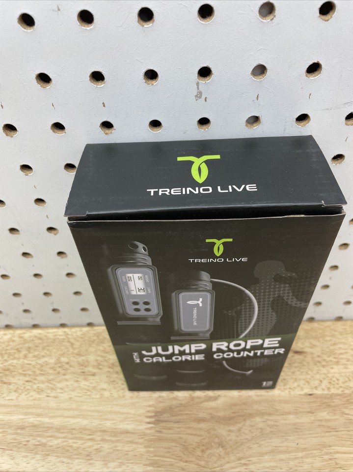 Cordless Weighted Jump Rope w/ Calorie Counter and Timer plus ...