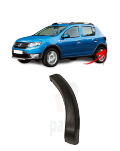 FOR DACIA SANDERO STEPWAY 12 - 17 NEW REAR BUMPER SIDE MOLDING TRIM ...