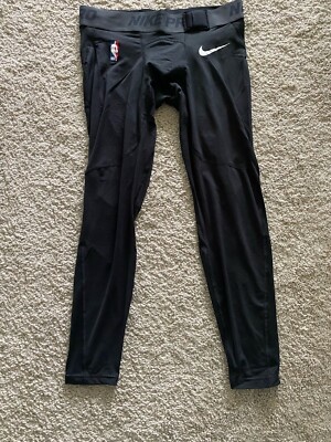 NWT Nike Pro NBA Player Issued Compression Tights Black Men's Size XL ...