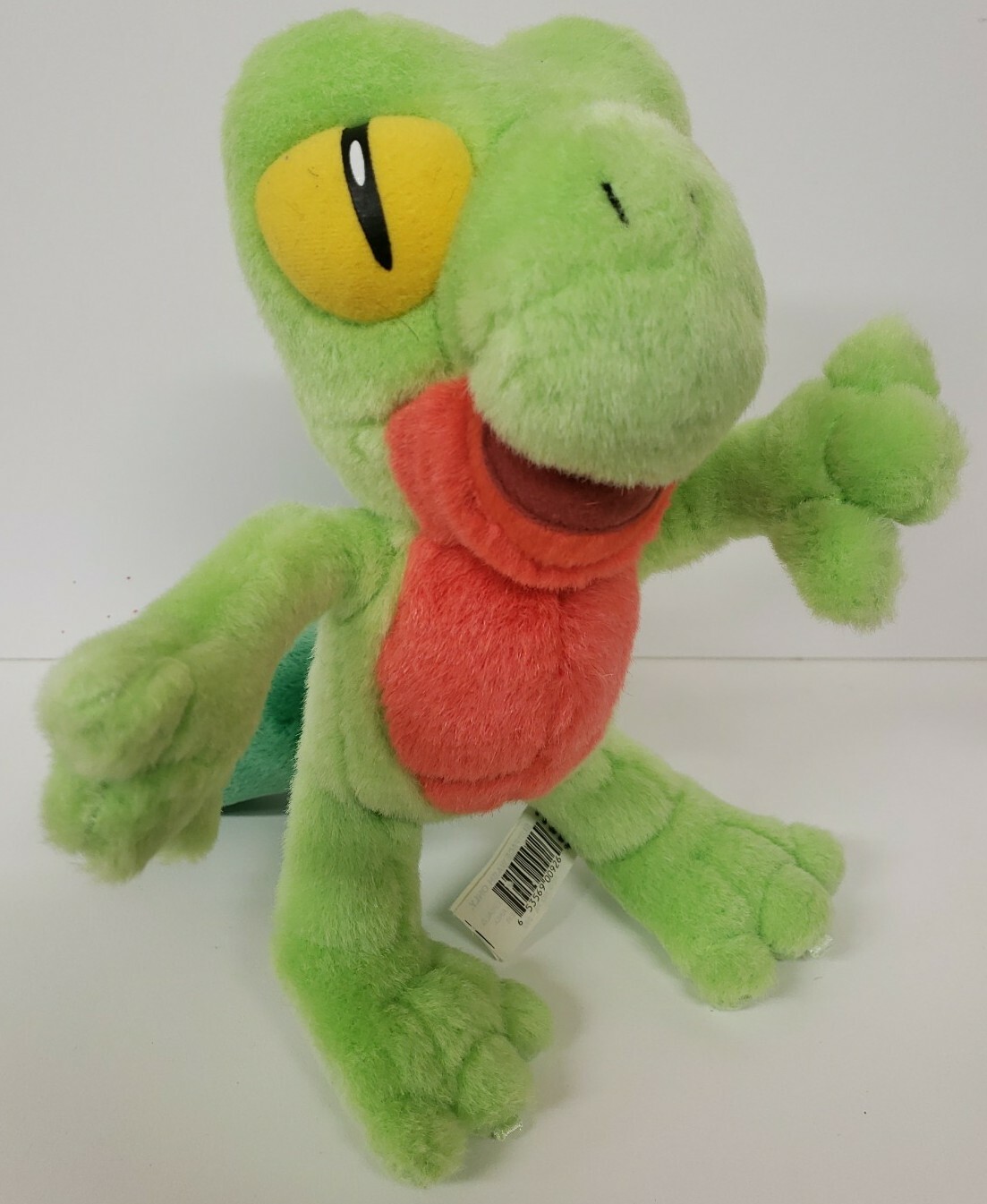 Treecko Pokemon plush 2004 Nintendo Hasbro Stuffed Green Wood Gecko 12 ...