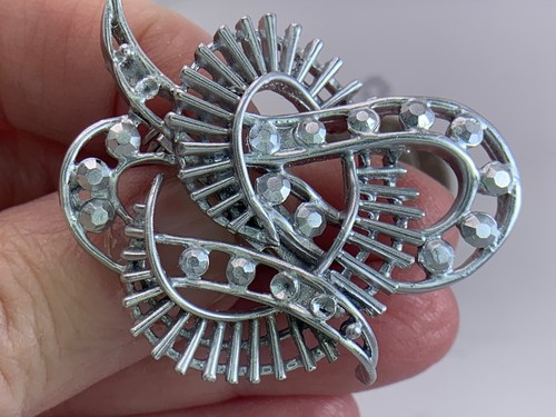 Swirl Openwork Vintage Silver Brooch Pin M-2032 | eBay