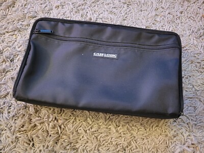 Vtg Case Logic - 30 Cassette Tape Storage Carrying Case Holder Zippered ...