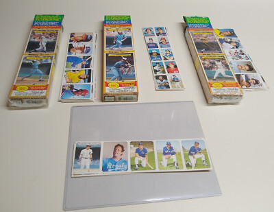 1984 Topps Baseball Stickers 3 Boxes Boggs Robin Yount George Brett 140 ...
